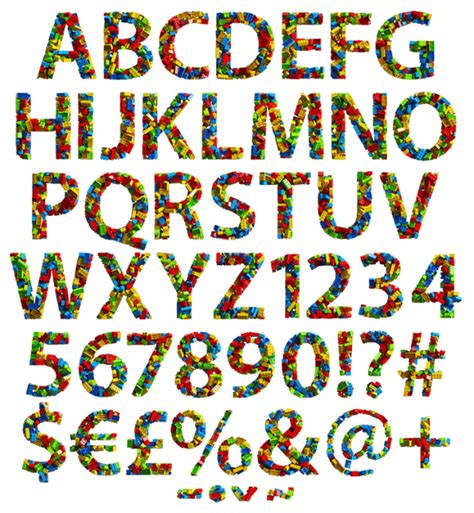 Lego Font Fun Opentype Typeface Handmadefont Com