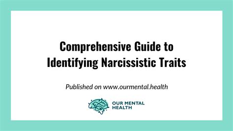 Comprehensive Guide to Identifying Narcissistic Traits | Understand Narcissism