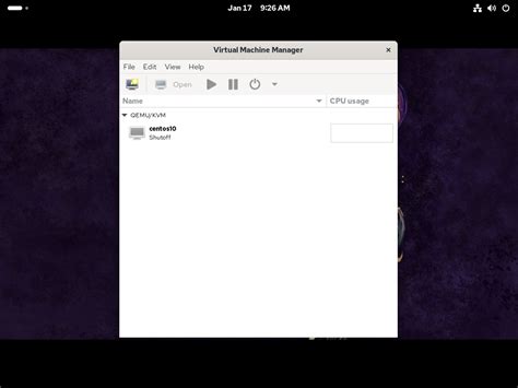 centos stream 10 kvm create virtual machine gui server world