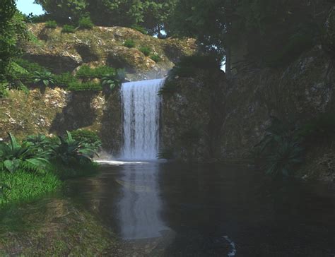 My Waterfall Daz 3d
