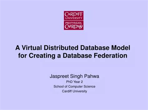 PPT A Virtual Distributed Database Model For Creating A Database Federation PowerPoint