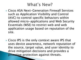 Cisco Asa Cx Firwewall PPTX Internet Computing