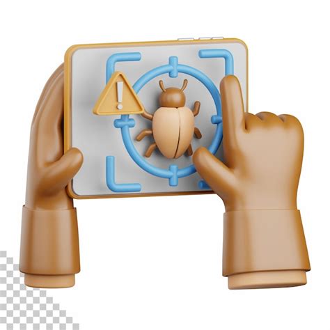Premium Psd 3d Rendering Target Insect Isolated Useful For