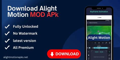 Alight Motion Mod Apk V50260 Without Watermark 2024