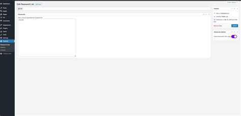 How To Add Multiple Password Protection To Wordpress Passster