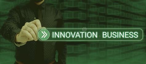 Sign Displaying Innovation Business Business Idea Set Of Rules Procedures Behavior A Guide To