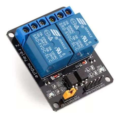 Módulo Relevador Canales Bajo Nivel Trigger v Arduino