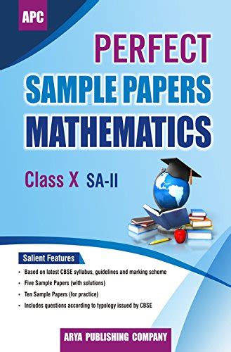 Perfect Sample Papers Mathematics Class X Sa Ii Apc Books