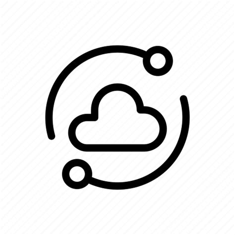 cloud server storage big data network icon download on iconfinder