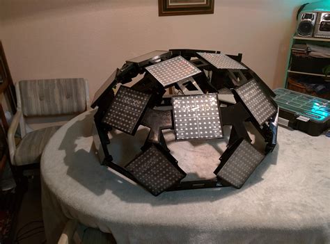 Just Wrapped Up An Led Art Install Project Using A Ton Of 3d Printed Fastled Archive Maker