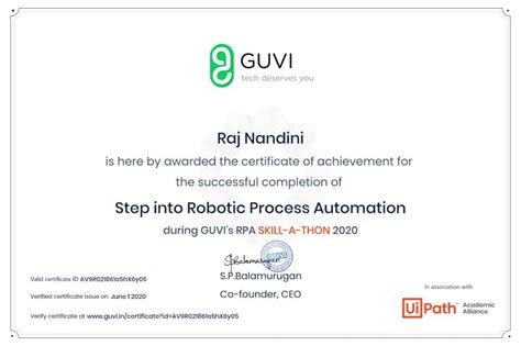 Raj Nandini On Linkedin Rpa Guvi