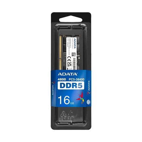 Memoria Ram Adata Para Portátil Y Aio Ddr5 16gb 4800 Mhz