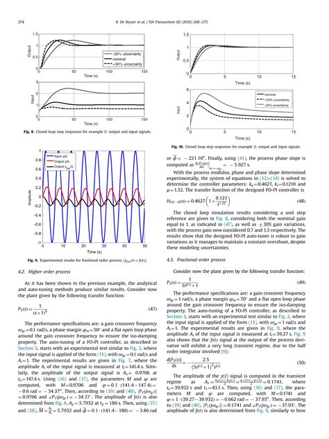 A novel auto-tuning method for fractional order PID controllers | PDF | Web Development | Internet