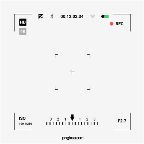 카메라 화면 인터페이스 디자인 테이프 일러스트 초점 클립 아트 비디오 카메라 화면 Png 일러스트 및 벡터 에 대한 무료 다운로드 Pngtree