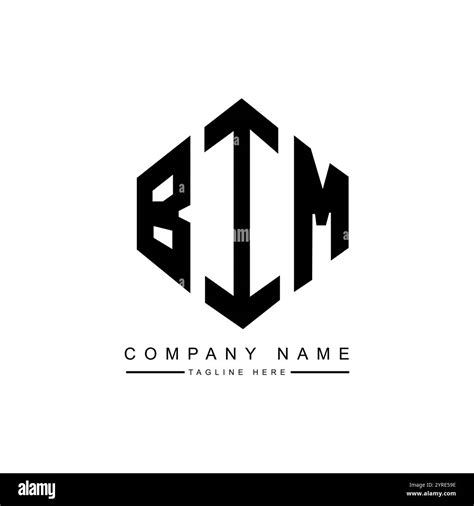 Bim Letter Logo Design With Polygon Shape Bim Polygon And Cube Shape Logo Design Bim Hexagon