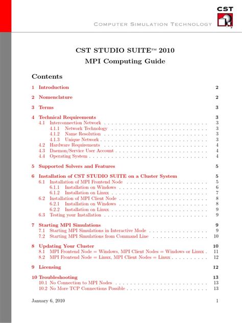 Mpi Computing Guide Download Free Pdf Computer Cluster Ip Address