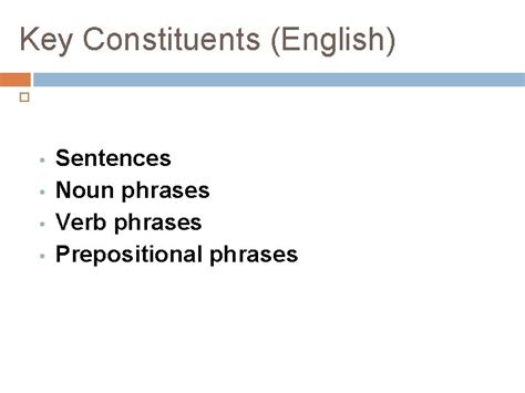 Context Free Grammars Syntax Rules Describing How Words