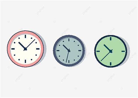 Clock Cute Vector Design Images Cute Cartoon Clock Element Cute Fashion Cartoon Png Image