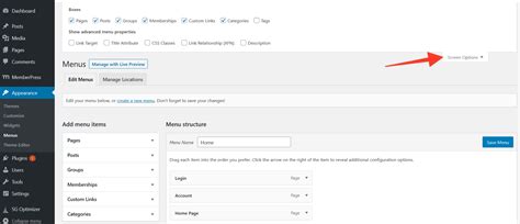 How To Add Signup Links To Your Menu MemberPress