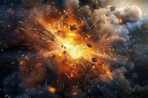Colorful Burst Exploding Background Concept Stock Illustration