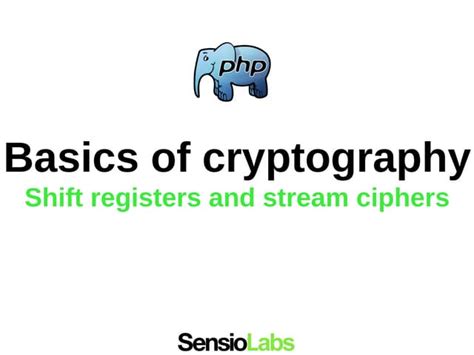 Basics Of Cryptography Stream Ciphers And Prng Pdf