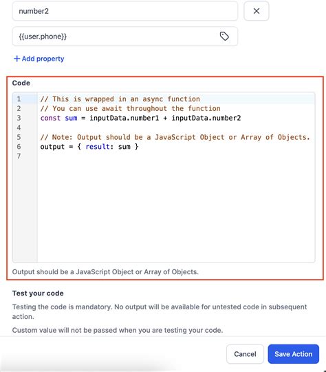 workflow action custom code highlevel support portal