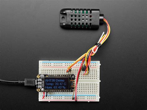 Am2301b Wired Enclosed Aht20 Temperature And Humidity Sensor Buy