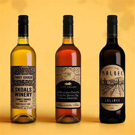 Custom Wine Bottle Labels Wizard Labels