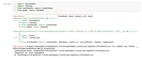 Torchaudio Import Error Audio PyTorch Forums