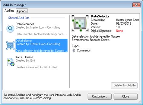 4 Setting Up The Tool — Data Selector User Guide 101 Documentation
