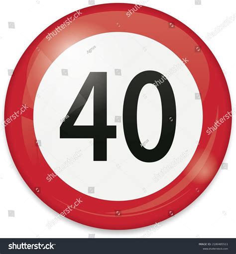 112 imágenes de 40 km h speed limit traffic sign - Imágenes, fotos y ...