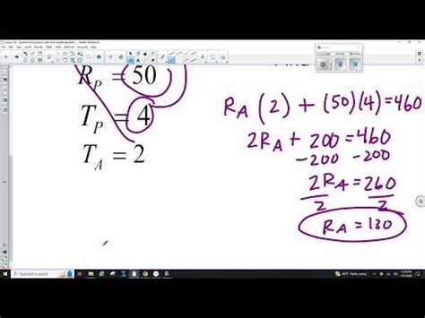 Lesson System Of Equations With Subscripted Variables YouTube