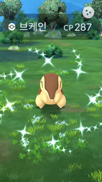 포켓몬고pokemongo 이로치 브케인 진화를 해보자 Shorts Youtube