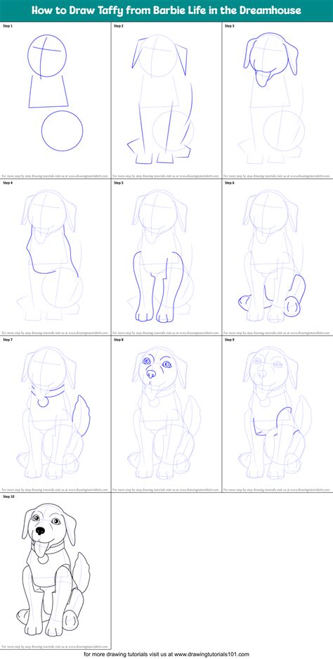 How To Draw Taffy From Barbie Life In The Dreamhouse Barbie Life In The Dreamhouse Step By