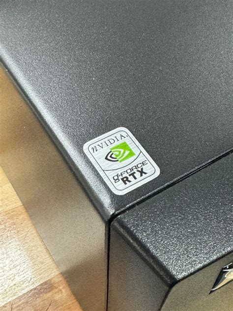 Geforce Rtx Case Badge Sticker V2 Metallic Geekenspiel