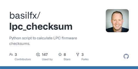 Github Basilfx Lpc Checksum Python Script To Calculate Lpc Firmware