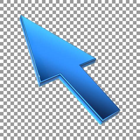Premium PSD D Mouse Pointer Or Arrow Cursor Rendering