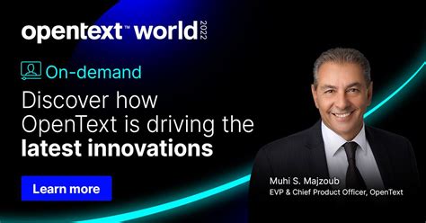 Opentext On Linkedin Opentextworld
