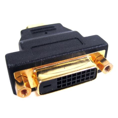 Single Link DVI D Female To HDMI Male Adapter TechCraft Cable Sales Canada