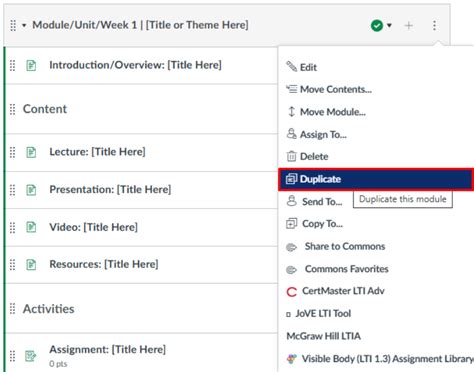 update your msu sample module canvas montana state university
