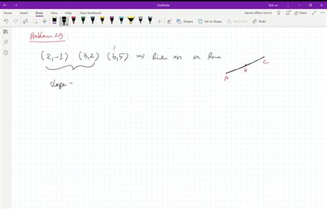 SOLVED Find The Relation Between A And B So That The Points 2 1 3 4 And A B Lie On The