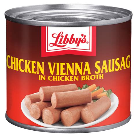 Libbys Chicken Vienna Sausage 4 6 Oz Can Beauty Hiddens