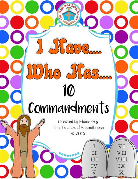 Ten Commandments Catholic Printable