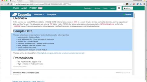 hawq interpreter for apache zeppelin youtube