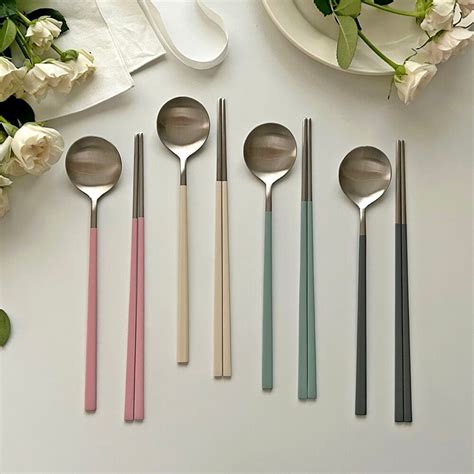 카운티스 한식수저세트 4color 수저 젓가락 숟가락 신혼 집들이선물 감도 깊은 취향 셀렉트샵 29cm