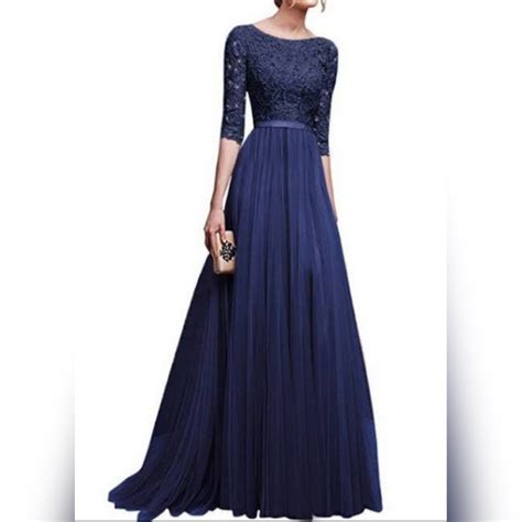Navy Blue Maxi Dresses Images 2022