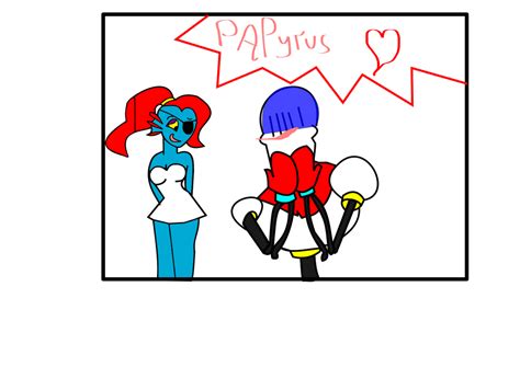 Papyrus X Undyne By Laura60doll On Deviantart