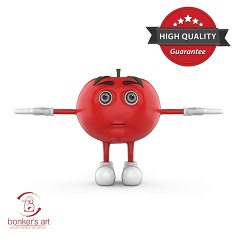 Tomato Character 3d Model 30 Obj Ma Fbx Free3d