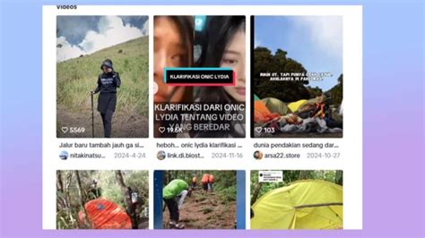 Nita Pendaki Viral 12 Menit Ramai di TikTok, Apa Isi Video yang Ramai Dicari Ini?
