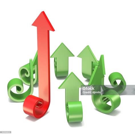 녹색 나선형 화살 한 빨간색 화살표와 센터의 3 차원 다른 사람 들 보다 더 빨리 감독 0명에 대한 스톡 사진 및 기타 이미지 0명 개념 기호 개선 Istock